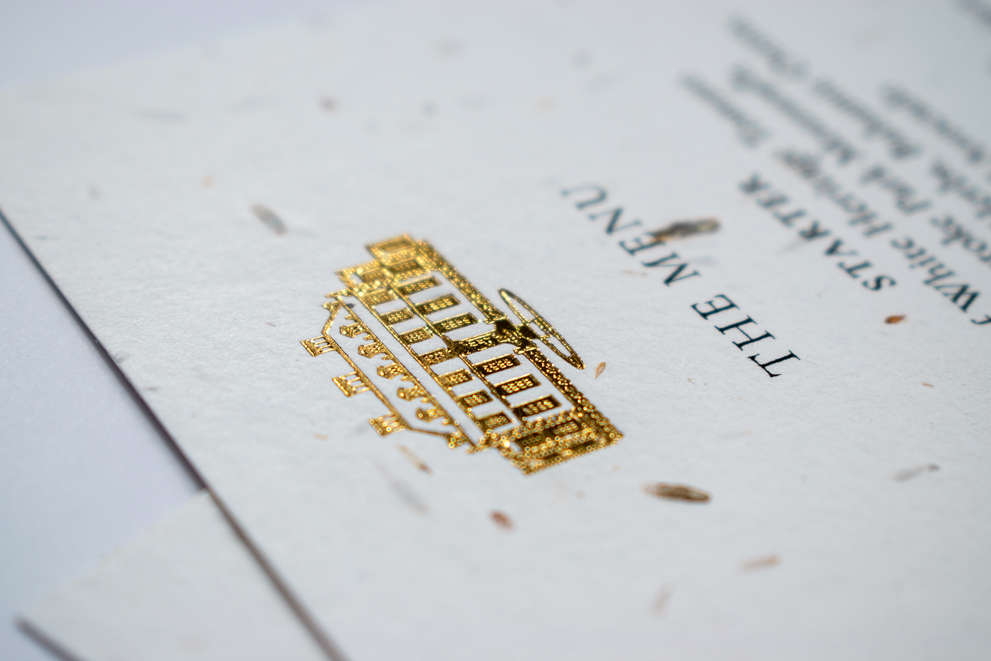 Foil Blocking on Plantable Seed Paper: Creativity and Sustainability